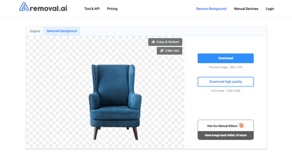 Tools to Remove Product Background for Shopify - Removal.AI
