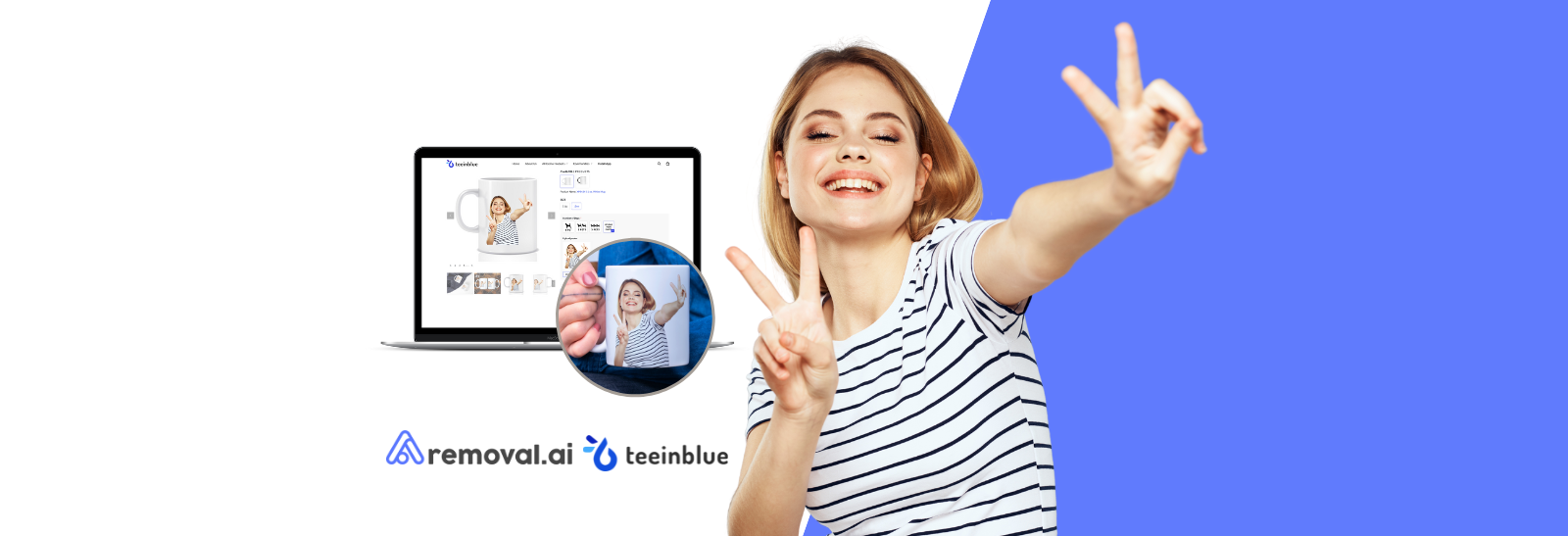 Make POD Better With AI! Removal.AI & Teeinblue Partnership