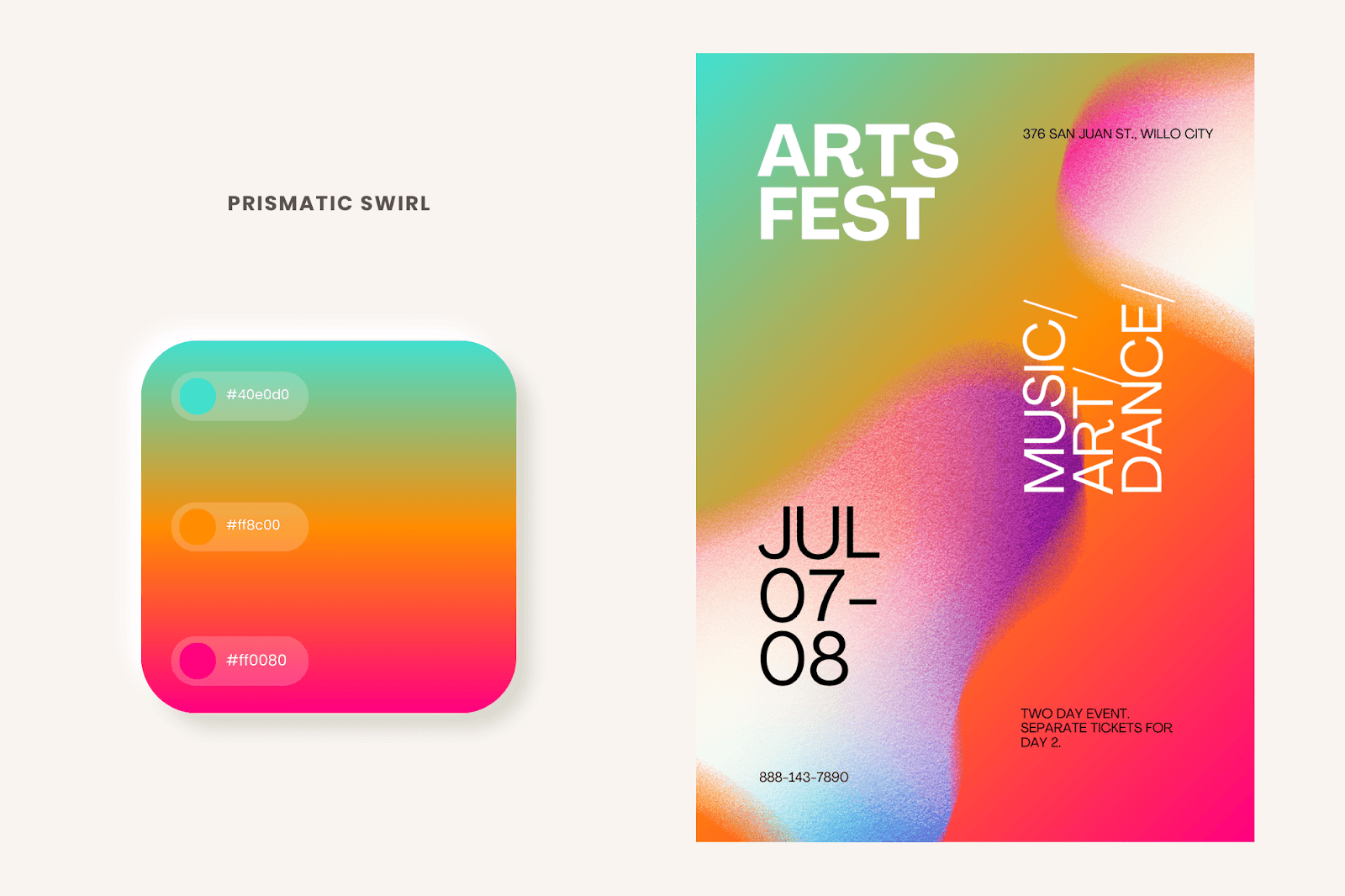 Graphic Design: Color Gradient Guide